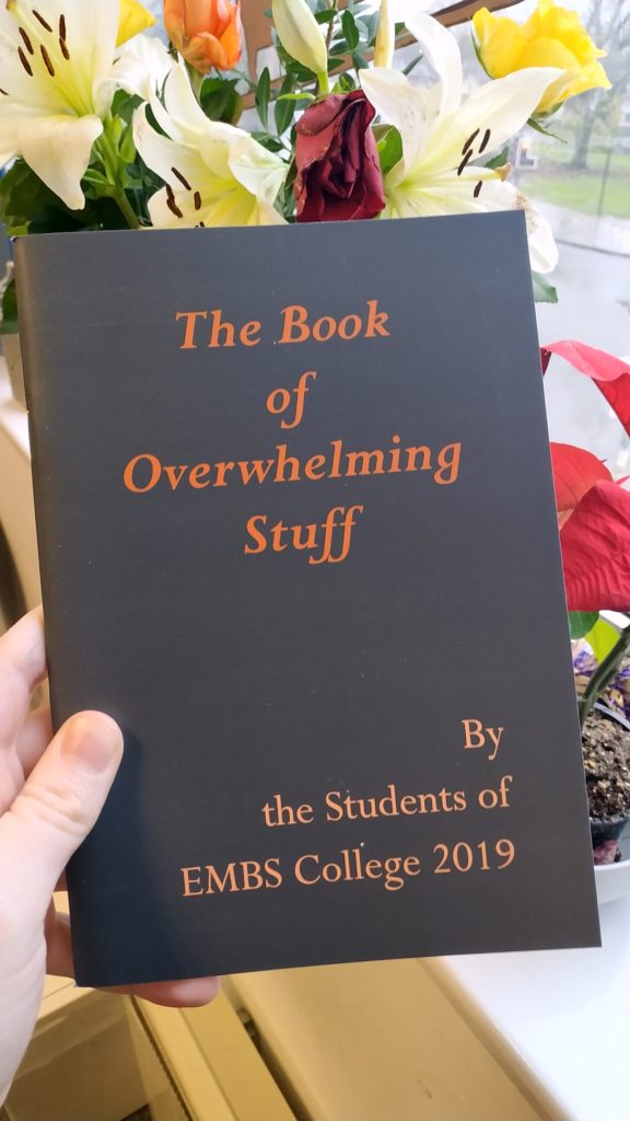 Sixth form launches a book of poetry! - EMBS Community College ...